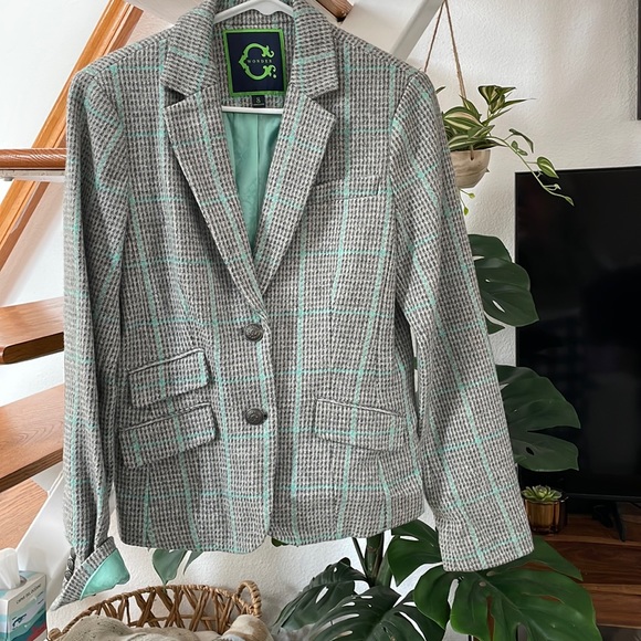 C. Wonder | Jackets & Coats | C Wonder Plaid Riding Jacket In Grey And ...
